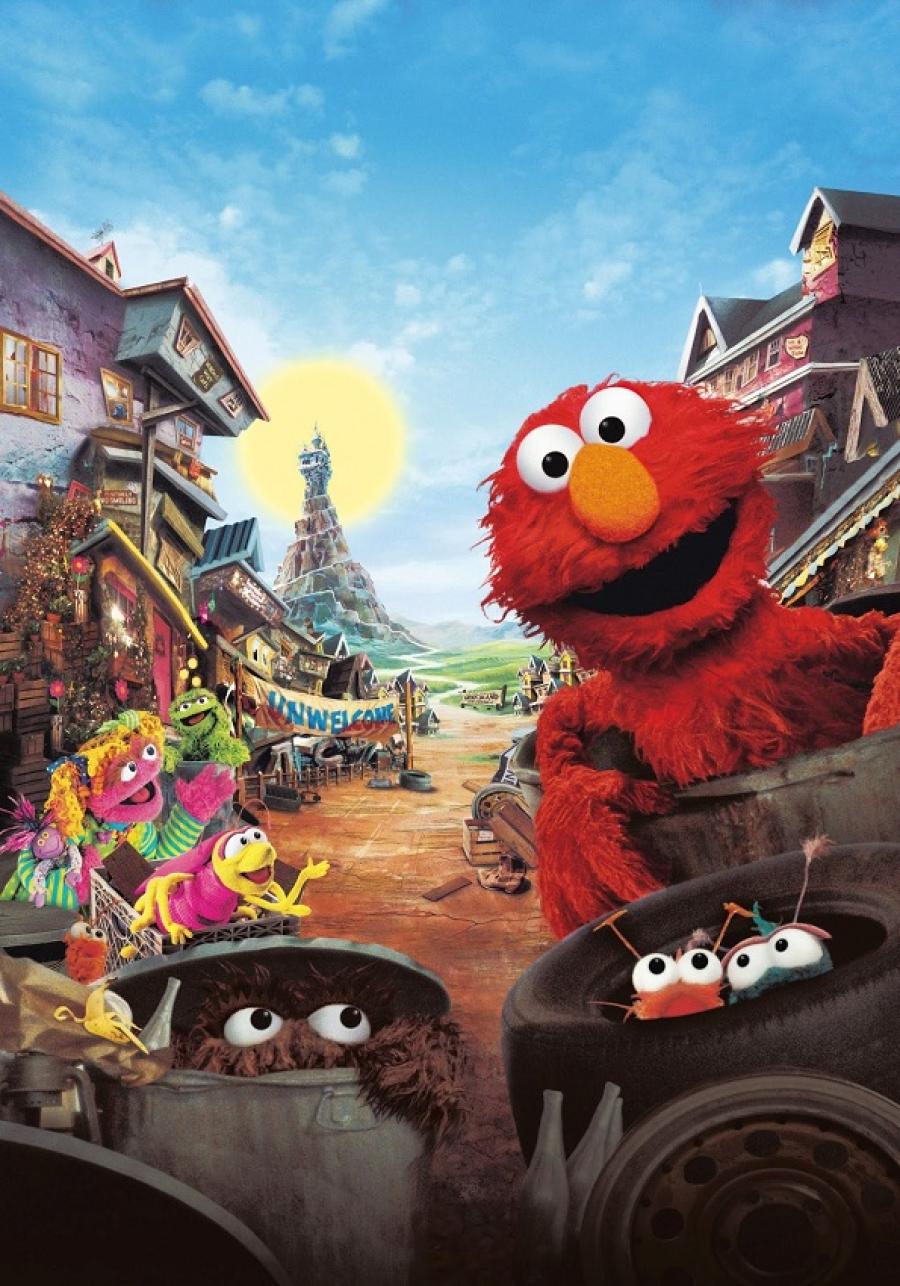 Cialda In Ostia Il Mondo Di Elmo Cartoni Torta Dischi Commestibile ...